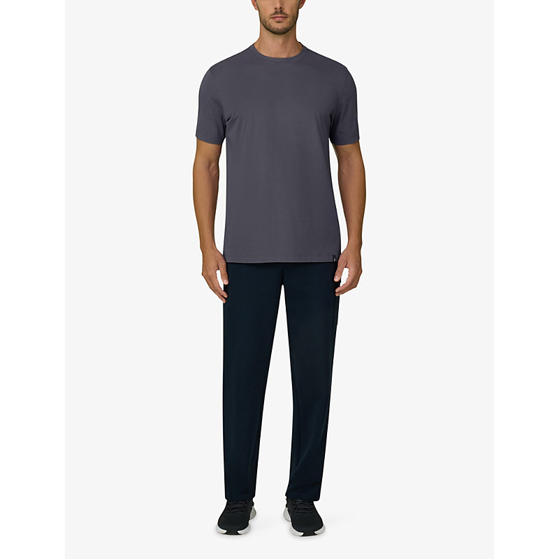 BOGGI MILANO short-sleeved branded-tab stretch-cotton t-shirt s